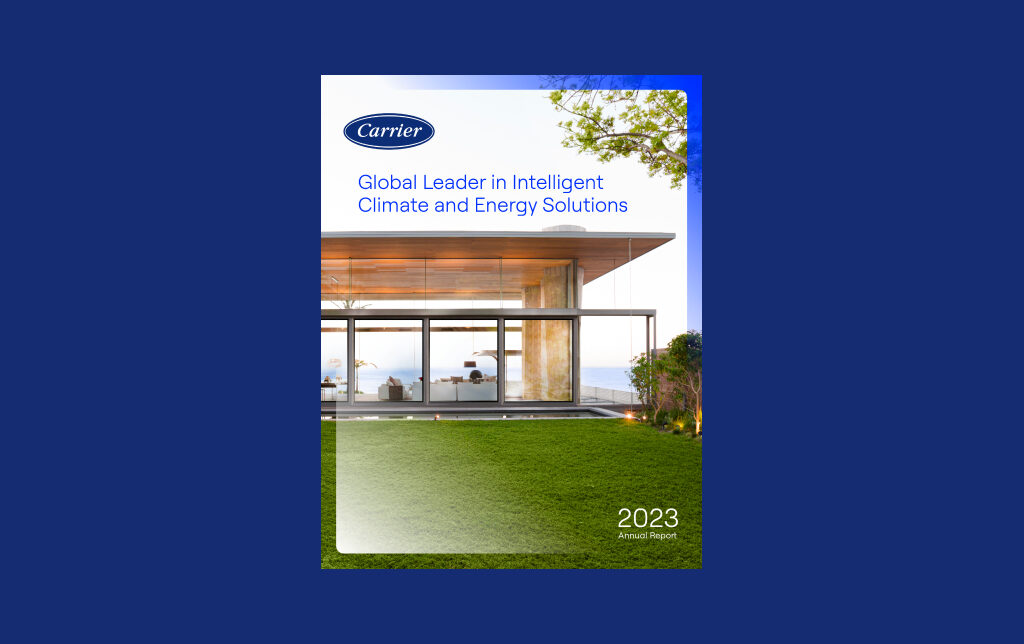 Carrier Annual Report | Ideas On Purpose